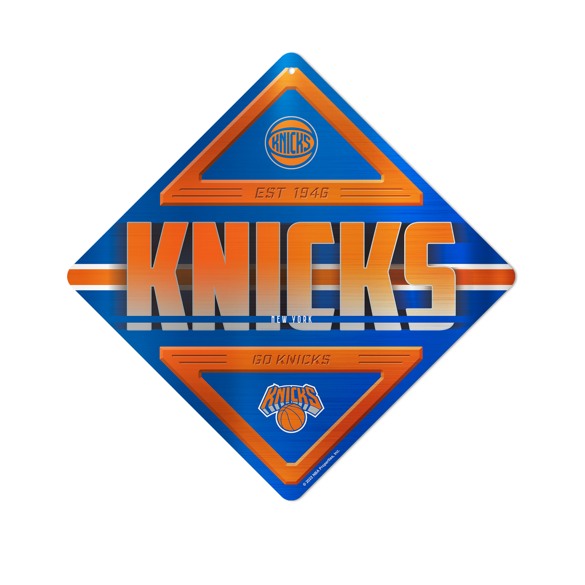 New York Knicks Metal Sign 16.5" x 16.5" Home D?cor - Bedroom - Office ...
