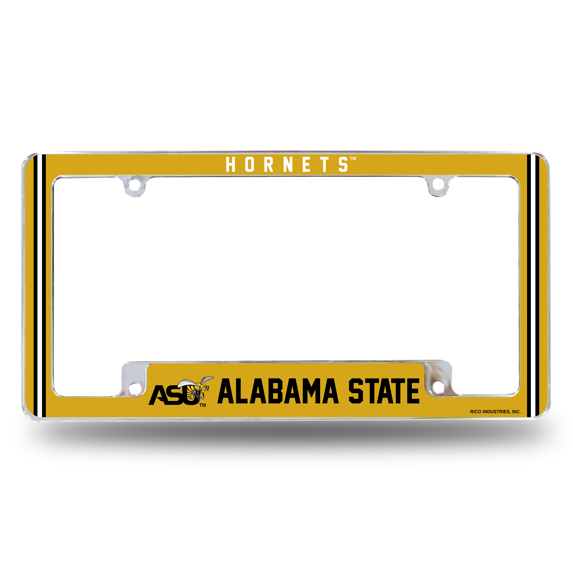 Rico Industries NCAA Alabama State Hornets Classic All Over Chrome ...