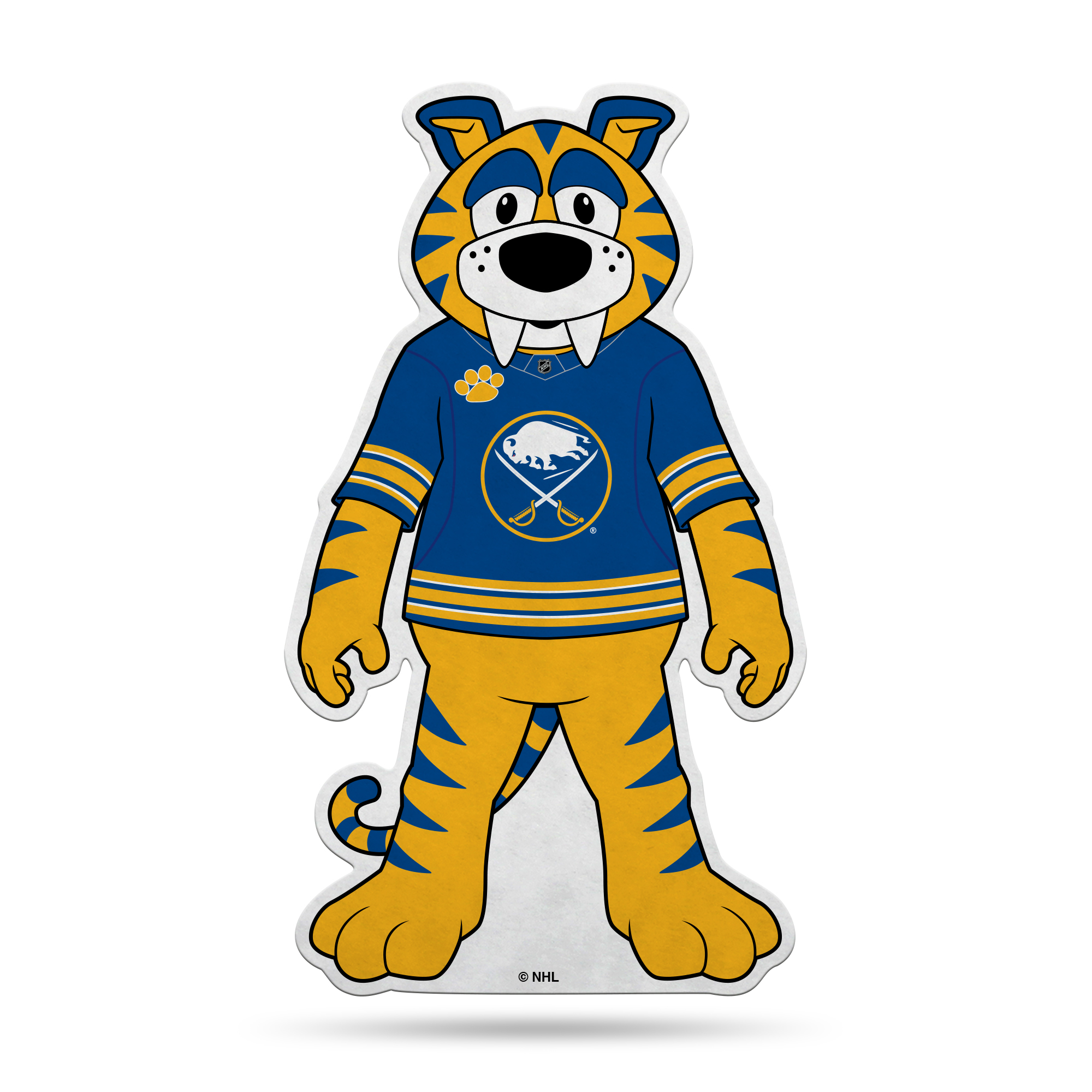 Rico+Industries+NHL+Hockey+Buffalo+Sabres+Mascot+Shape+Cut+Pennant for ...